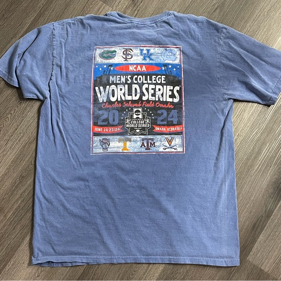 Blue 84 | Shirts | 224 Ncaa College World Series Vintage Blue 84 Tshirt ...